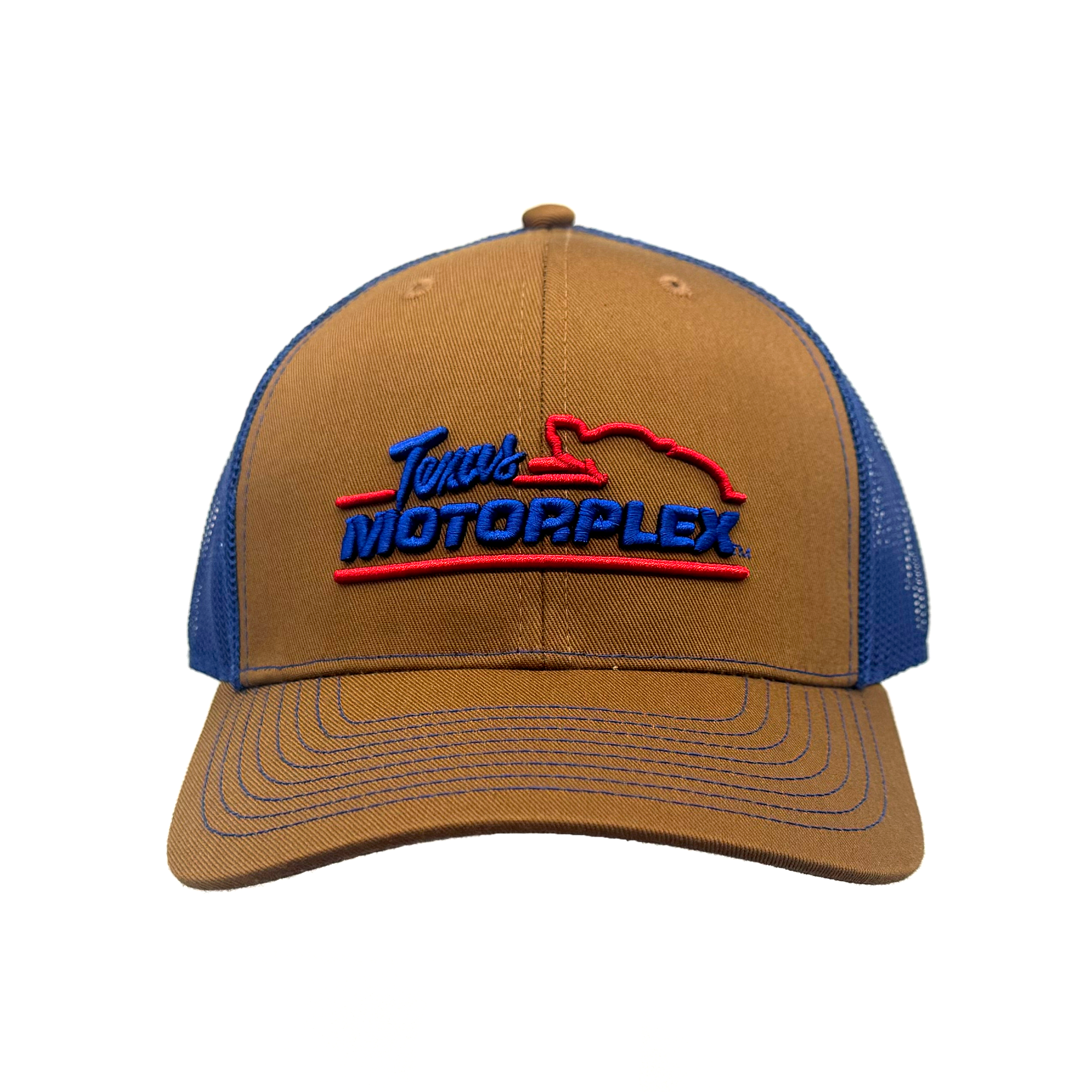 Texas Motorplex Logo Hat - Tan/Navy – Texas Motorplex Online Store